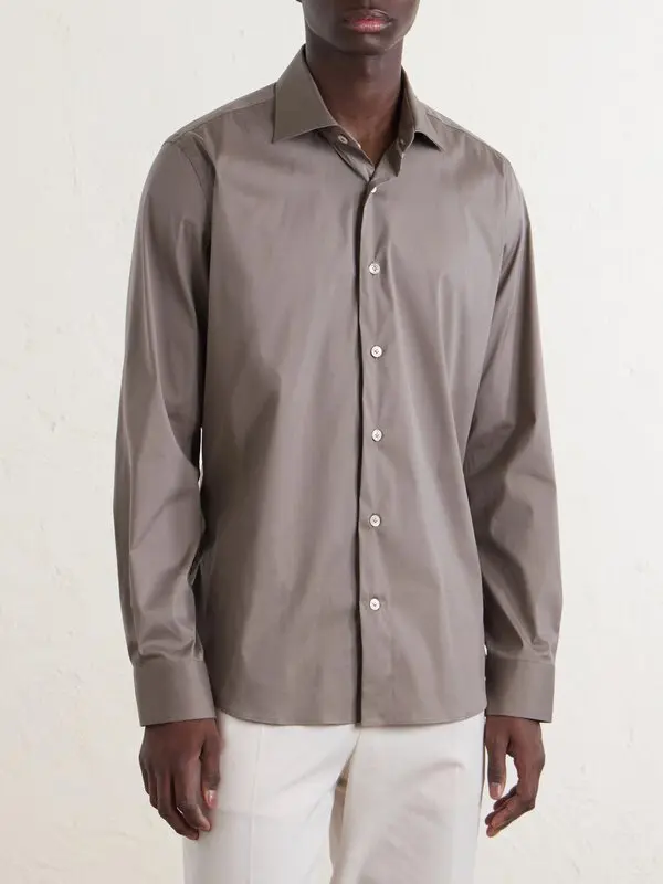 Eleventy Cotton-blend Shirt