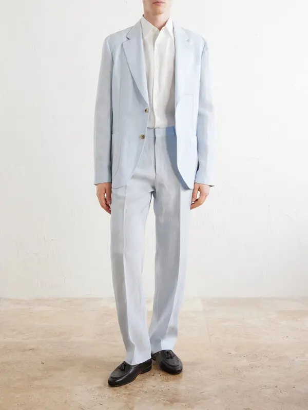 Paul Smith Single-breasted Linen Suit Jacket