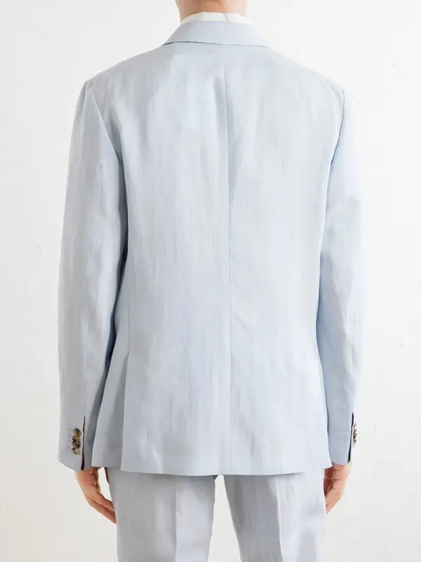 Paul Smith Single-breasted Linen Suit Jacket