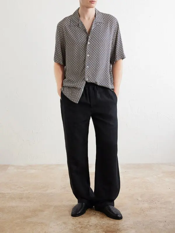 A.p.c. Bennet Printed Crepe De Chine Shirt