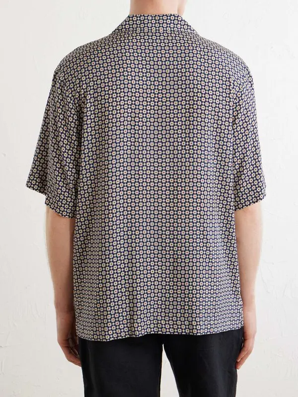 A.p.c. Bennet Printed Crepe De Chine Shirt