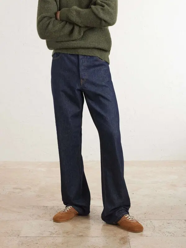 Dries Van Noten Leather-trimmed Suede Sneakers