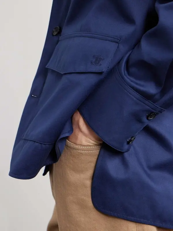 Celine Cotton-sateen Overshirt
