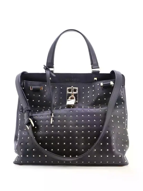 Valentino Garavani Studded Leather Medium Satchel