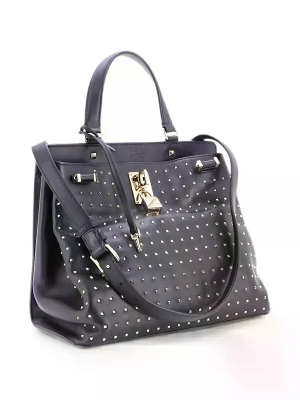 Valentino Garavani Studded Leather Medium Satchel