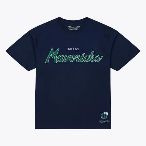 Mitchell & Ness Dallas Mavericks Vintage Wordmark T-shirt