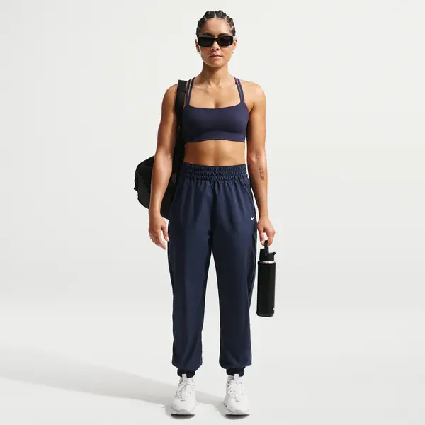 Nike Dri-fit High-waisted 7/8 Jogger Pants - Blue