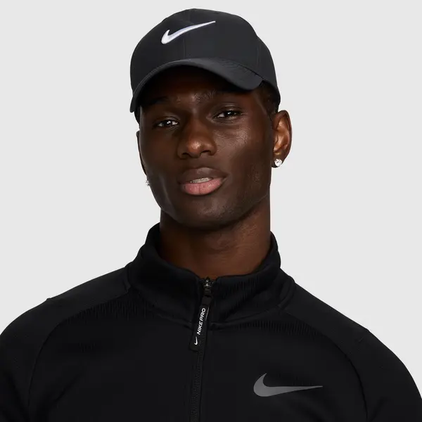 Nike Dri-fit Club Structured Swoosh Cap - Grey