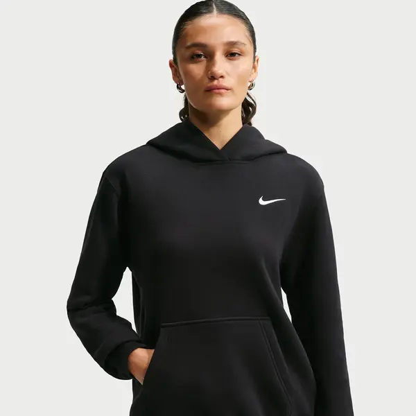 Nike Studio Fleece Medium Weight Pullover Hoodie - Black