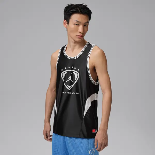 JORDAN Brooklyn Sleeveless Jersey - Black