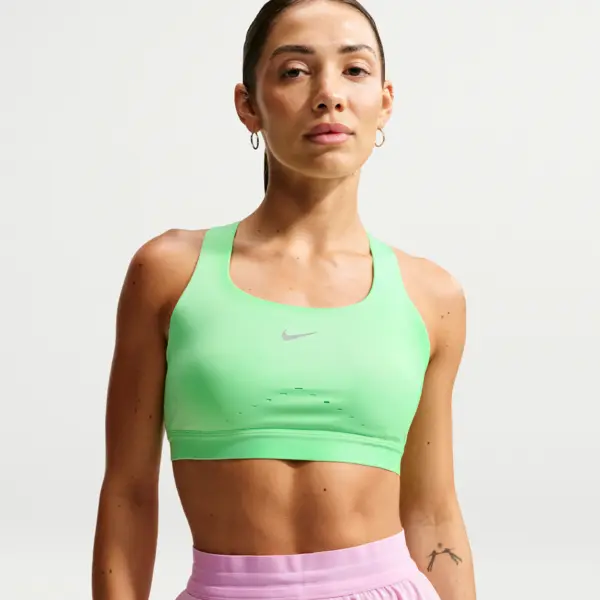 Nike Swift High-support Lightly Lined Sports Bra - Green