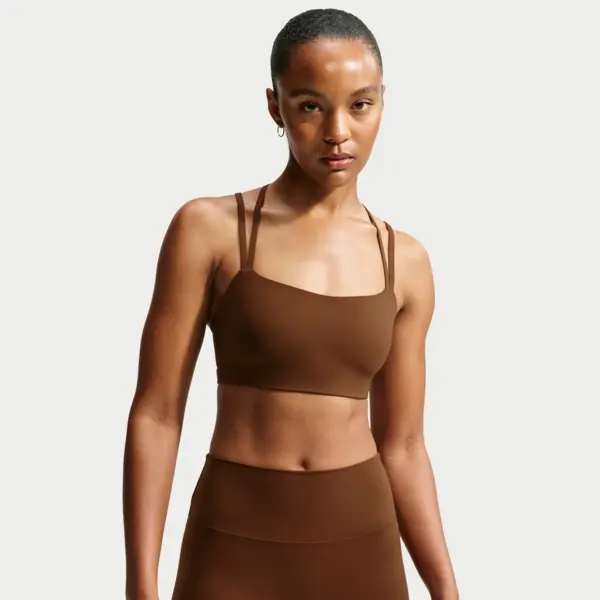 Nike Zenvy Strappy Light-support Padded Sports Bra