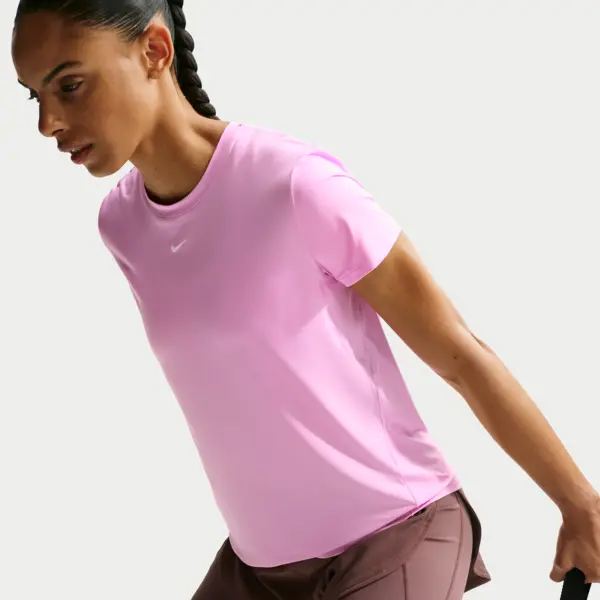 Nike Dri-fit Classic Short Sleeve Top - Pink