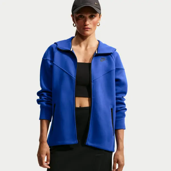 Nike Tech Fleece Windrunner Full-zip Hoodie - Blue