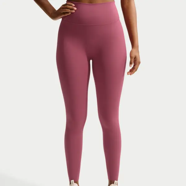 Nike Zenvy High-waisted 7/8 Leggings With No Front Seam - Red