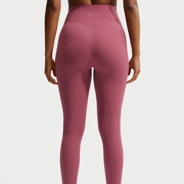 Nike Zenvy High-waisted 7/8 Leggings With No Front Seam - Red