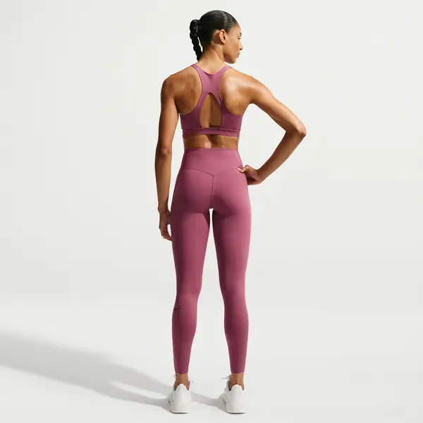 Nike Universa High-waisted Full-length Leggings With No Front Seam - Red