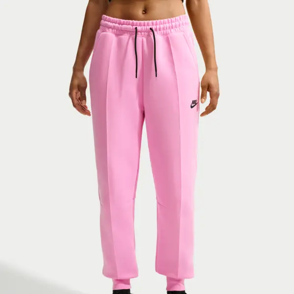 Nike Tech Fleece Mid-rise Jogger Pants - Pink