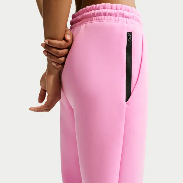 Nike Tech Fleece Mid-rise Jogger Pants - Pink