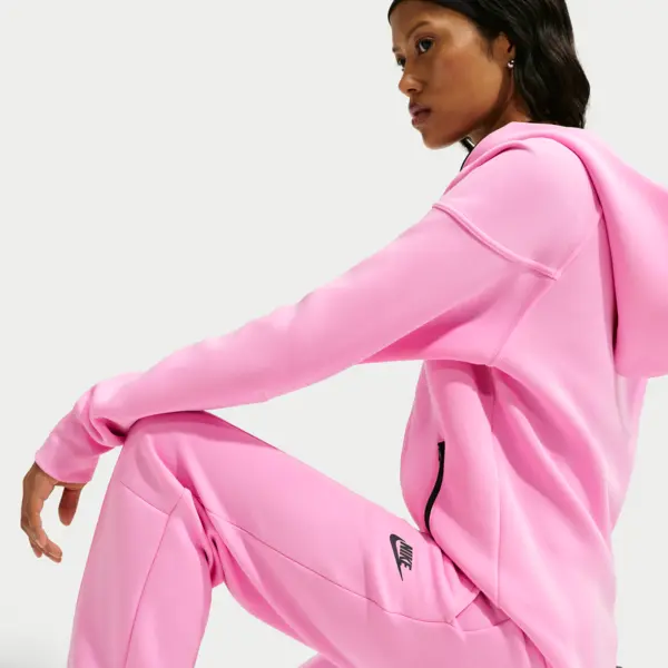 Nike Tech Fleece Mid-rise Jogger Pants - Pink
