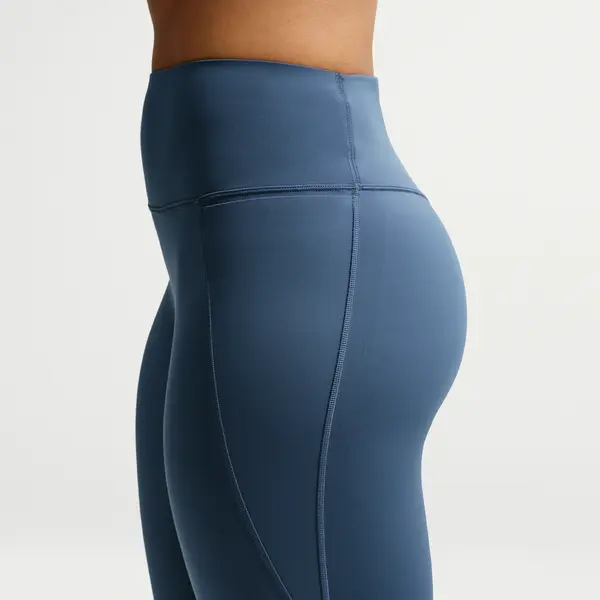 Nike Universa High-waisted 7/8 Leggings With No Front Seam - Blue
