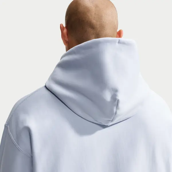 Nike Solo Swoosh Pullover Hoodie - Grey