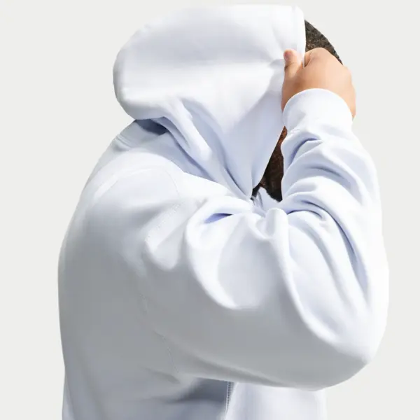 Nike Solo Swoosh Pullover Hoodie - Grey