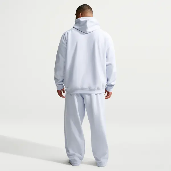 Nike Solo Swoosh Pullover Hoodie - Grey