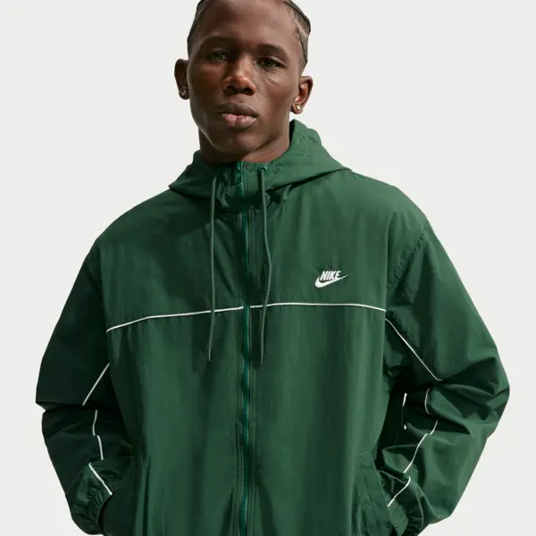 Nike Club Hooded Jacket - Green
