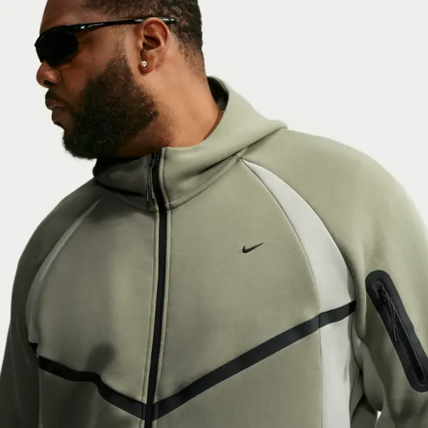 Nike Tech Color-block Full-zip Fleece Windrunner Jacket