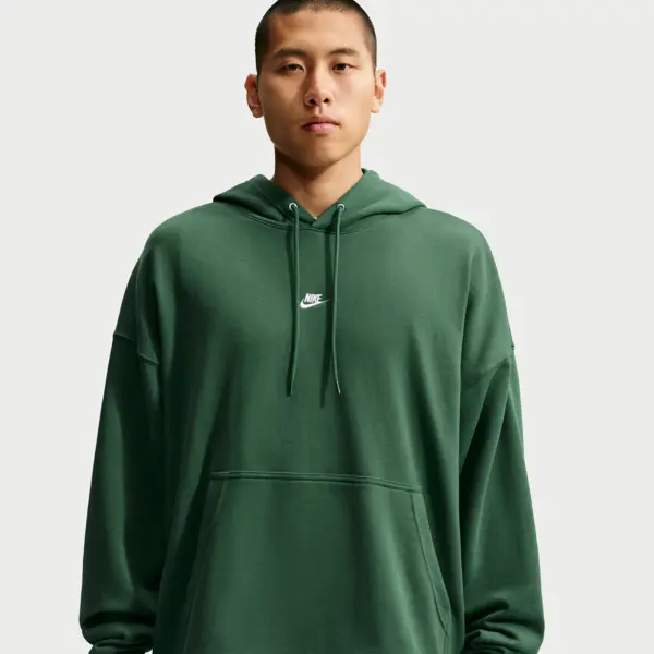 Nike Club French Terry Pullover Hoodie - Green