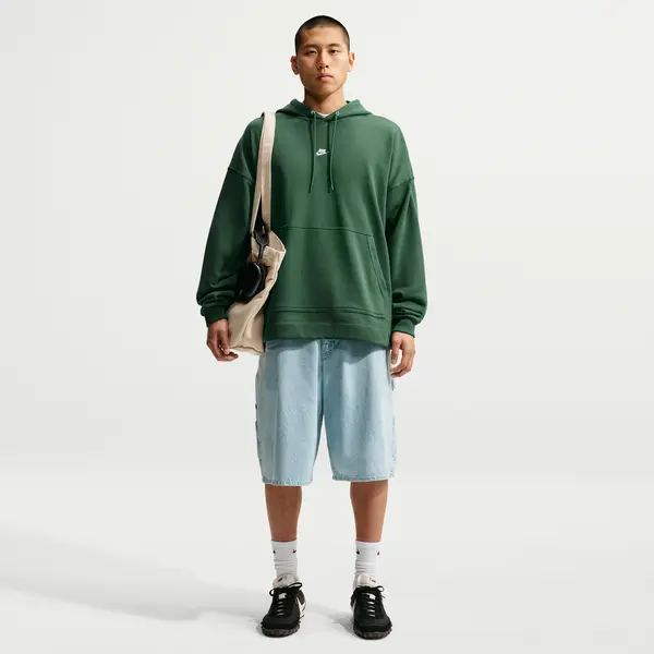 Nike Club French Terry Pullover Hoodie - Green