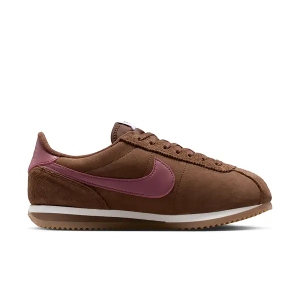 Nike Cortez Leather Athletic Shoes - Brown