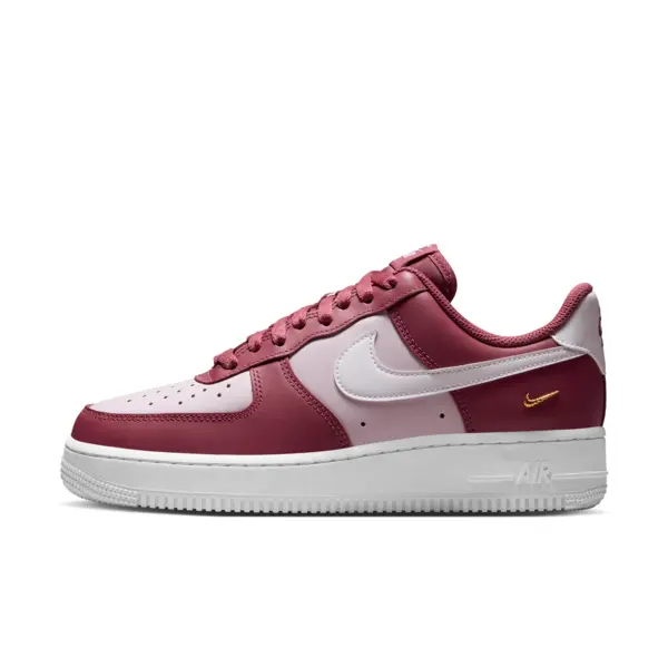 Nike Force 1 '07 "pink Smoke/bleached Lilac" Sneakers - Red