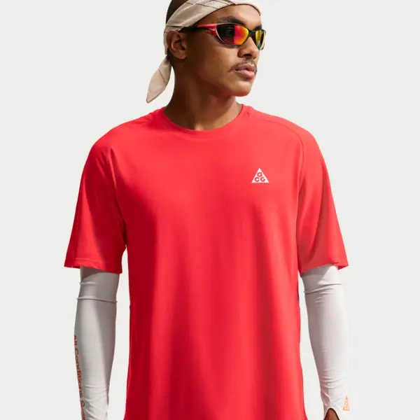 Nike Solar Chase" Dri-fit Adv Trail Running Top - Red