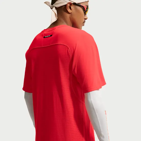 Nike Solar Chase Dri-fit Adv Trail Running Top - Red