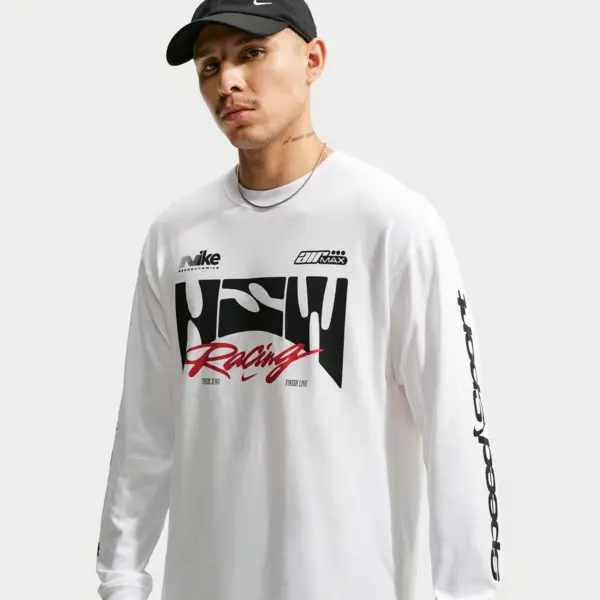 Nike Long-sleeve Cotton T-shirt - White