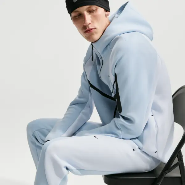 Nike Tech Fleece Color-block Jogger Pants - Blue