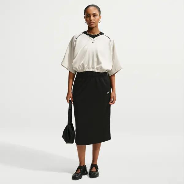 Nike Sportswear Loose Midi Track Skirt - Black
