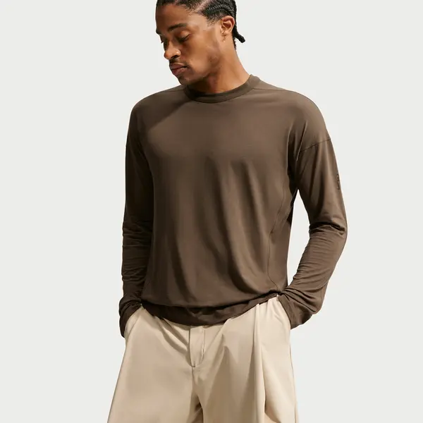 Nike 24.7 Impossiblysoft Light Long-sleeve Top - Brown
