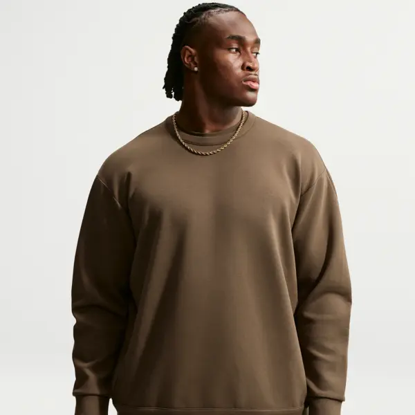 Nike 24.7 Impossiblysoft Dri-fit Crew - Brown