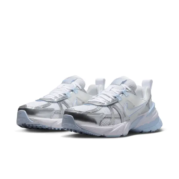 Nike V2k Run Sneakers With Reflective Accents - White