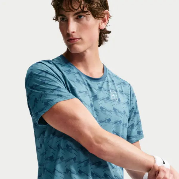 Nike Court Advantage Dri-fit Tennis Top - Blue