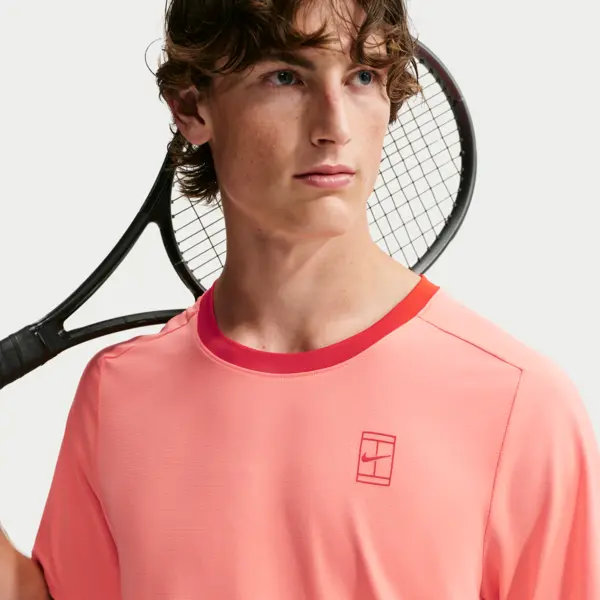 Nike Nikecourt Advantage Dri-fit Tennis Top - Pink