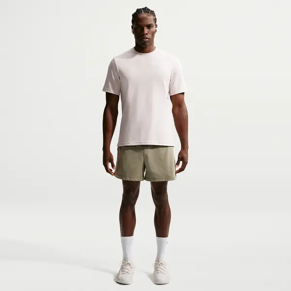 Nike Dri-fit Primary Short-sleeve Versatile Top - Brown