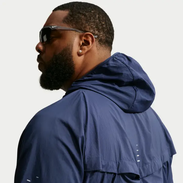 Nike Stride Repel Uv Running Jacket - Blue