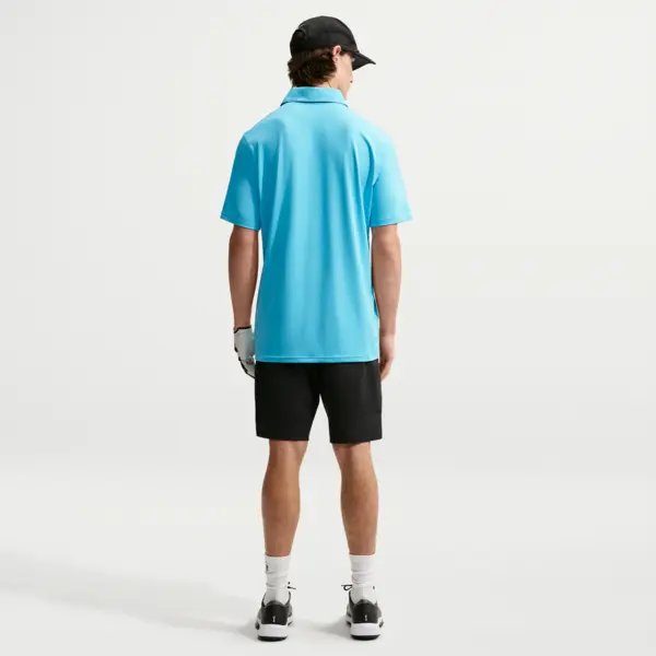 Nike Velocity Dri-fit Chest Logo Golf Polo - Blue
