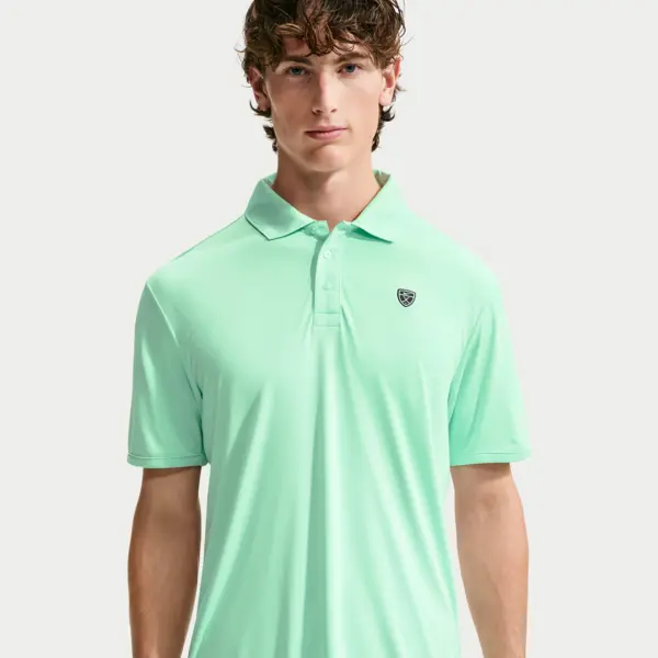 Nike Par Dri-fit Chest Logo Golf Polo - Green