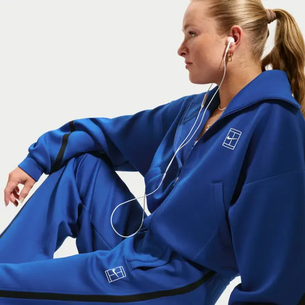 Nike Dri-fit Full-zip Tennis Jacket