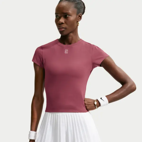 Nike Court Advantage Dri-fit Tennis Top - Red